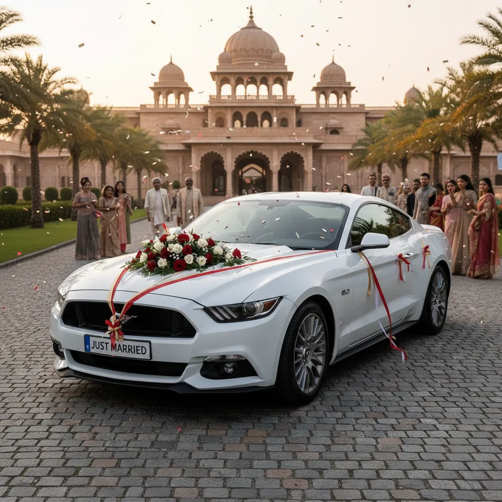 Wedding Car Decoration in Tamil Nadu | Flower & Theme Decoration