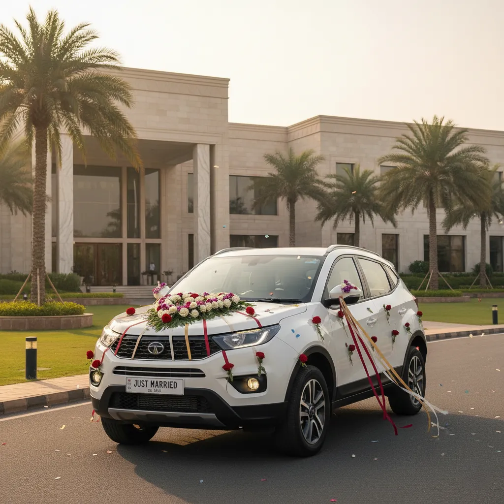 Wedding Car Decoration in Tamil Nadu | Flower & Theme Decoration