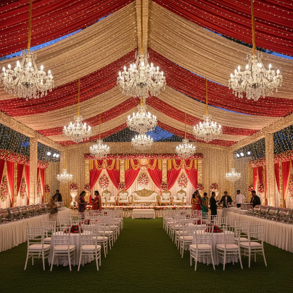 Panthal Services in Tamil Nadu | Shamiana Setup | Dream Decors